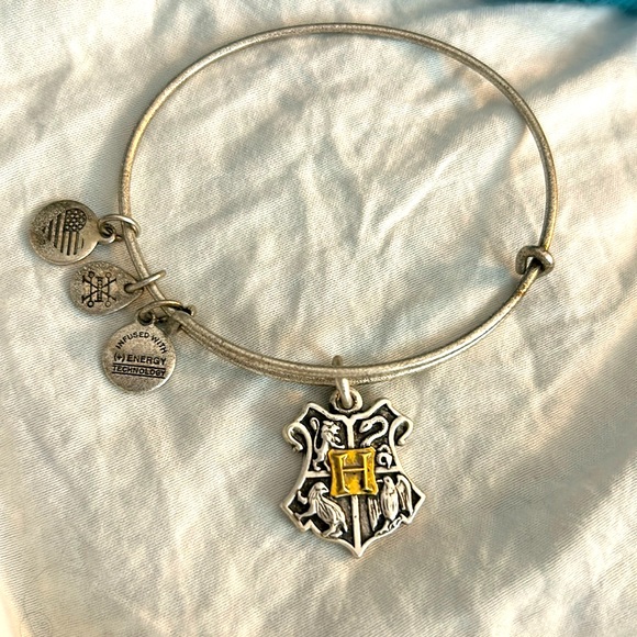 Alex and Ani | Jewelry | Alex And Ani Harry Potter Hogwarts Crest Shield Slide Bracelet | Poshmark